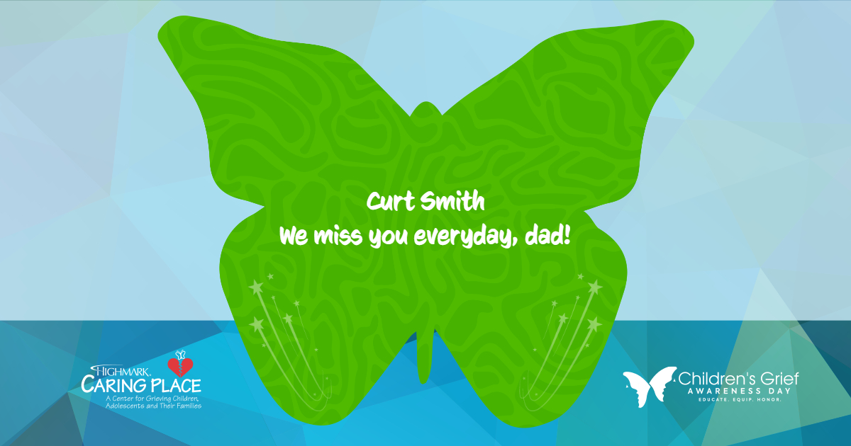 Butterfly dedicated to Curt Smith - Illuminating HOPE