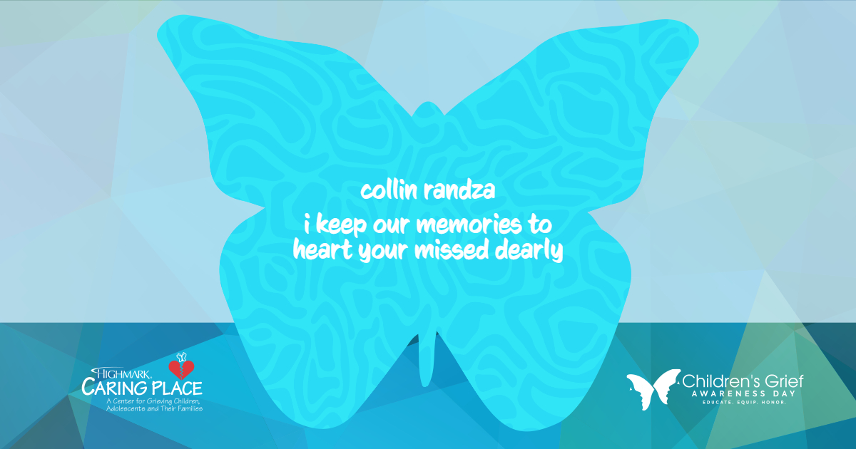 Butterfly dedicated to collin randza - Illuminating HOPE