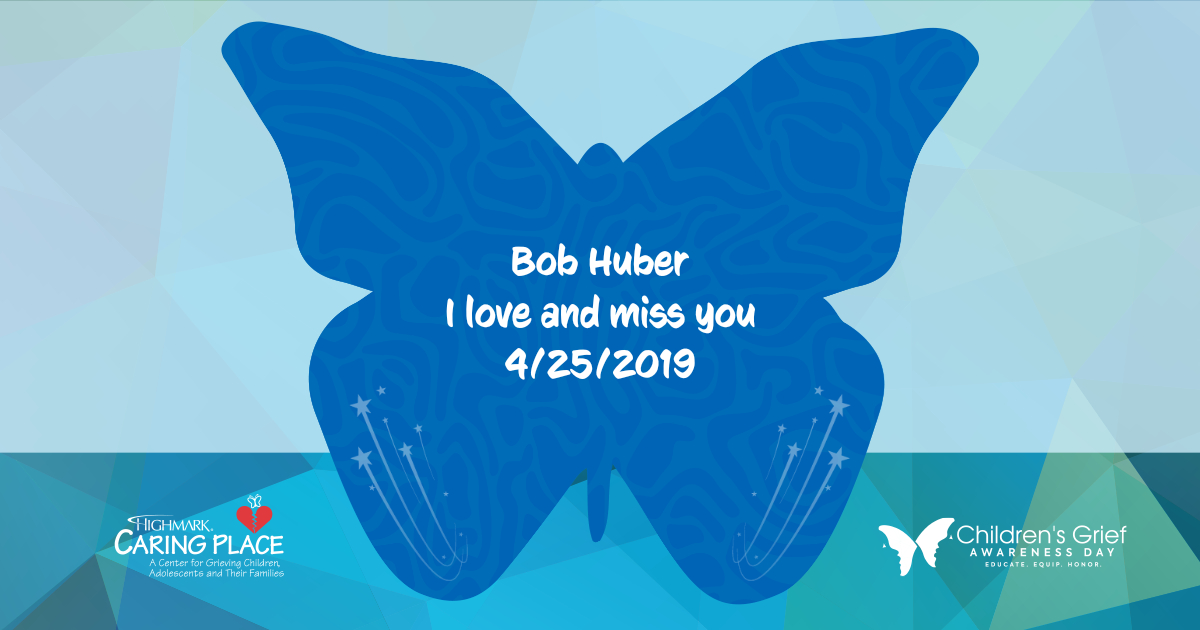 Butterfly dedicated to Bob Huber - Illuminating HOPE