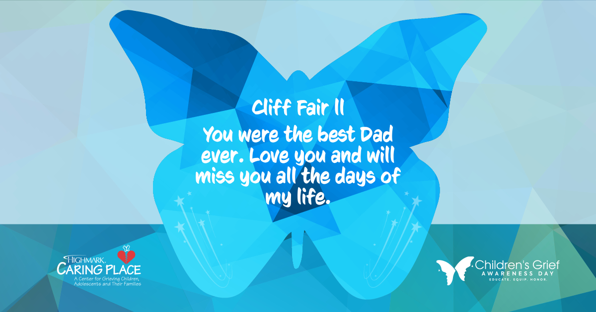 Butterfly dedicated to Cliff Fair ll - Illuminating HOPE