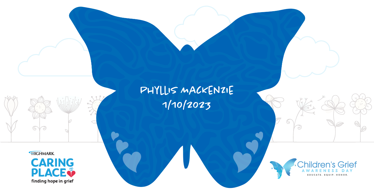 Butterfly dedicated to Phyllis MacKenzie - Illuminating HOPE
