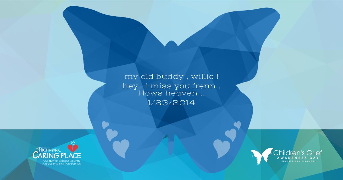 Butterfly dedicated to my old buddy , willie ! - Illuminating HOPE