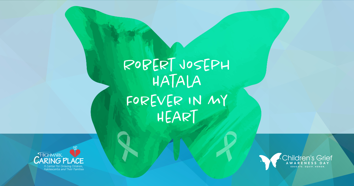 Butterfly dedicated to Robert Joseph Hatala - Illuminating HOPE