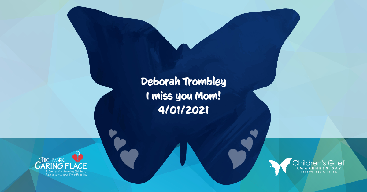 Butterfly dedicated to Deborah Trombley - Illuminating HOPE