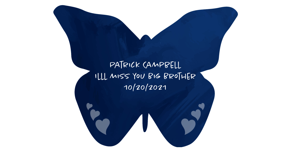 Butterfly dedicated to Patrick Campbell - Illuminating HOPE