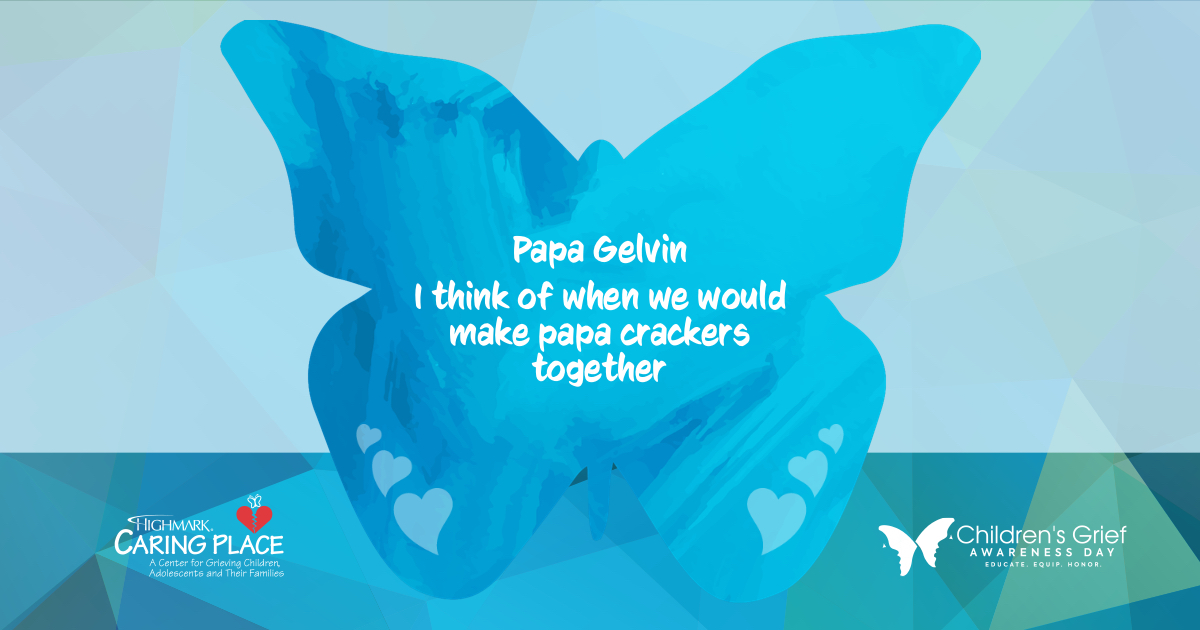 Butterfly dedicated to Papa Gelvin - Illuminating HOPE